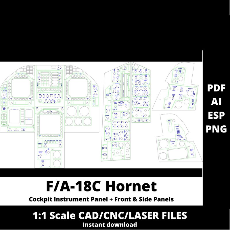 F 18 Panel - Etsy