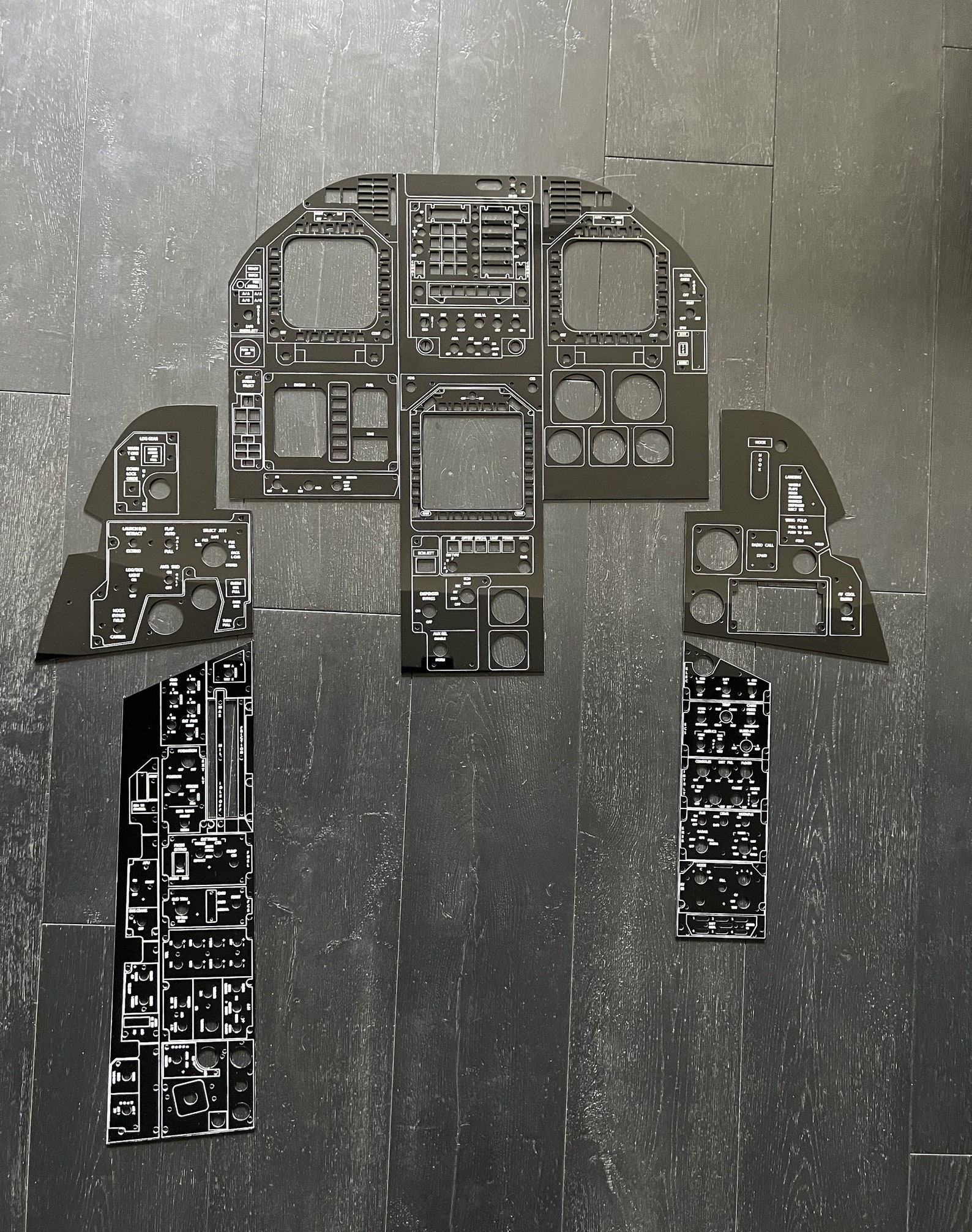 F/A-18C Hornet Cockpit Instrument Panel Simulator Digital File 1:1 ...