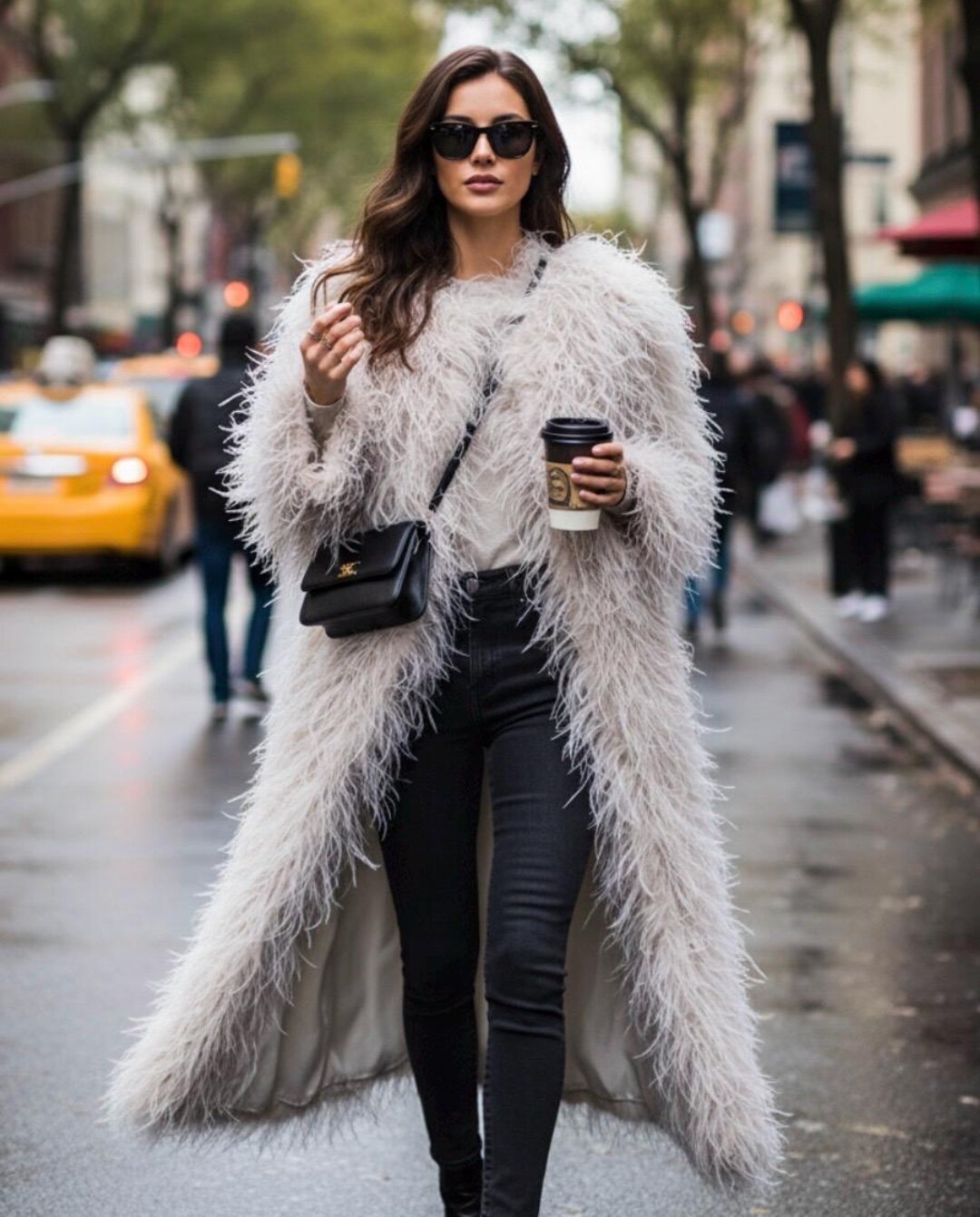 Long Full Length Ostrich Feather Coat - Made to Order - Etsy