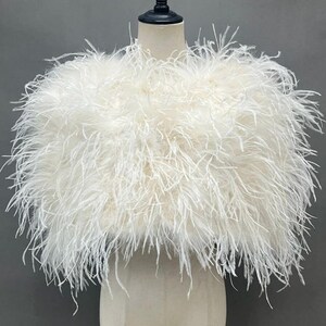 Ostrich Feather Shawl - Made to Order - Etsy