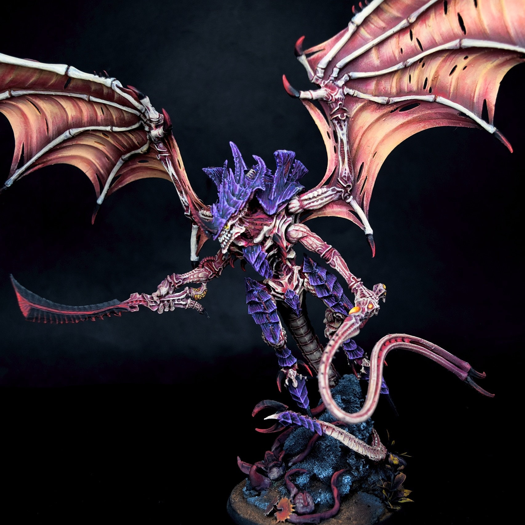 Tyranid Swarmlord and Hive Tyrant Lord of Bugs of 40k - Etsy