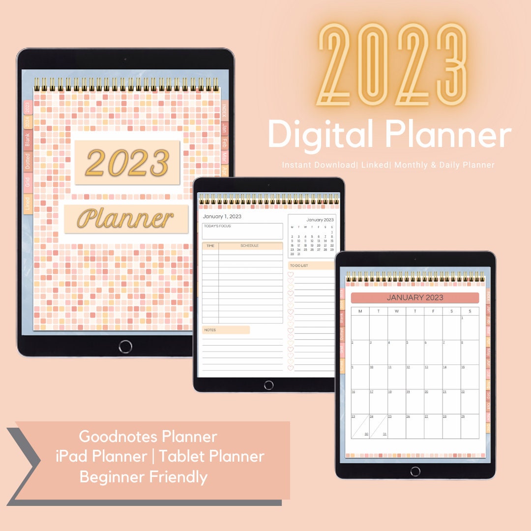 2023 Digital Planner Goodnotes Planner Beginner Friendly - Etsy