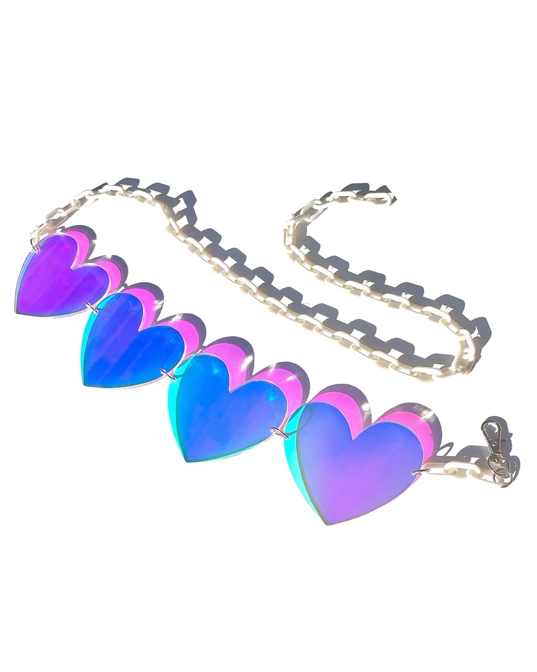 Heart Waist Chain/ Rave Belt/ Accessories for Music Festivals/ Rave ...