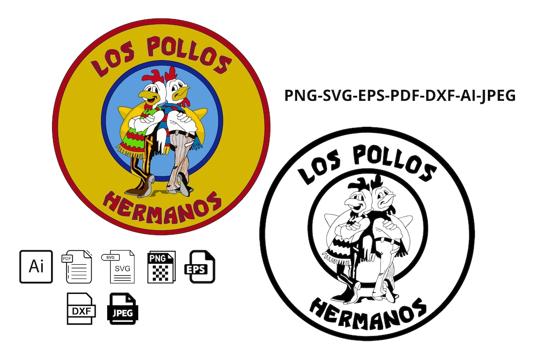 Breaking Bad LOS POLLOS HERMANOS png svg jpeg dxf eps ai pdf - Etsy ...
