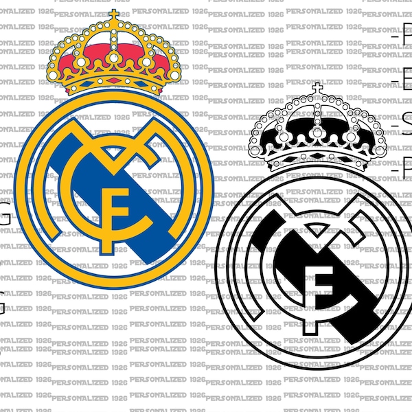 Real Madrid Logo Svg - Etsy UK