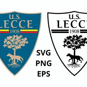Escudo del logo de LECCE en Vector svg-png-eps / camiseta - Etsy México