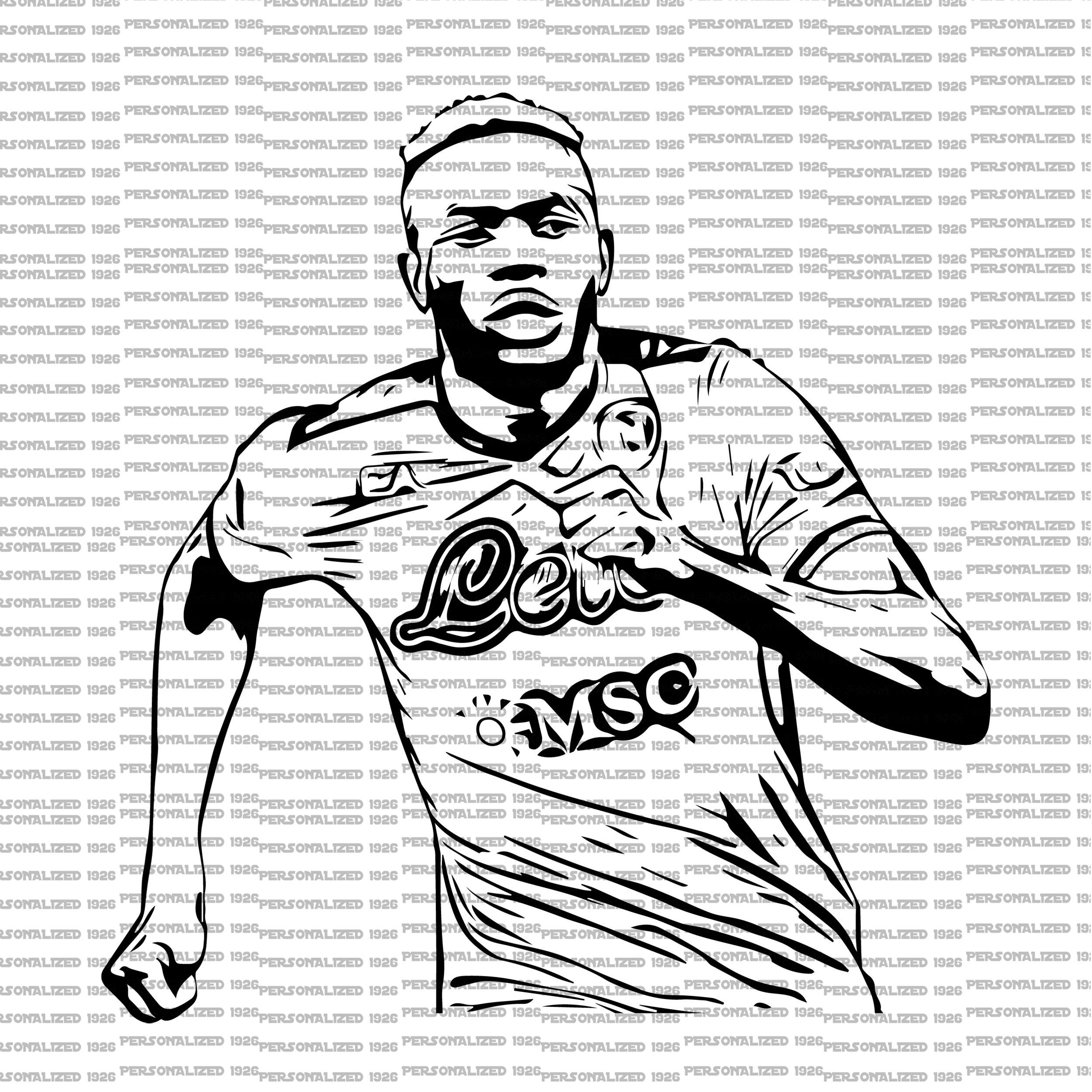 Victor Osimhen Calcio Napoli / SVG EPS PNG Files / Napoli Fans - Etsy UK