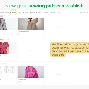 Sewing Patterns Database | Sewing Journal Notion Template Page | Sewing ...