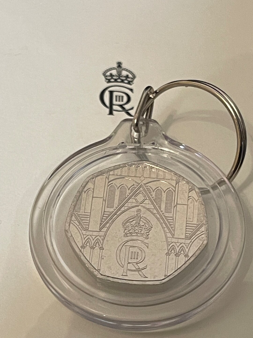 King Charles III 50p New Coin 2023 With Crown Uncirculated Key Ring ...