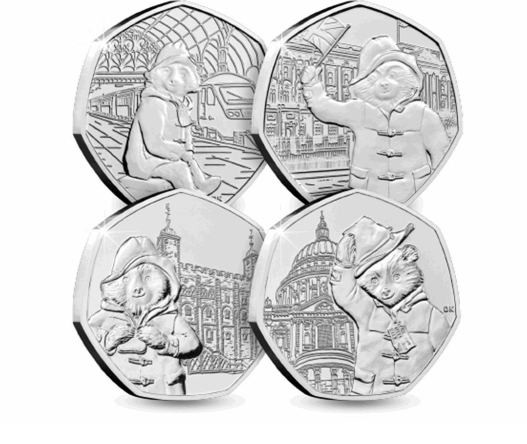 Paddington Bear 50p Coins Set 2018/2019 Free Delivery - Etsy