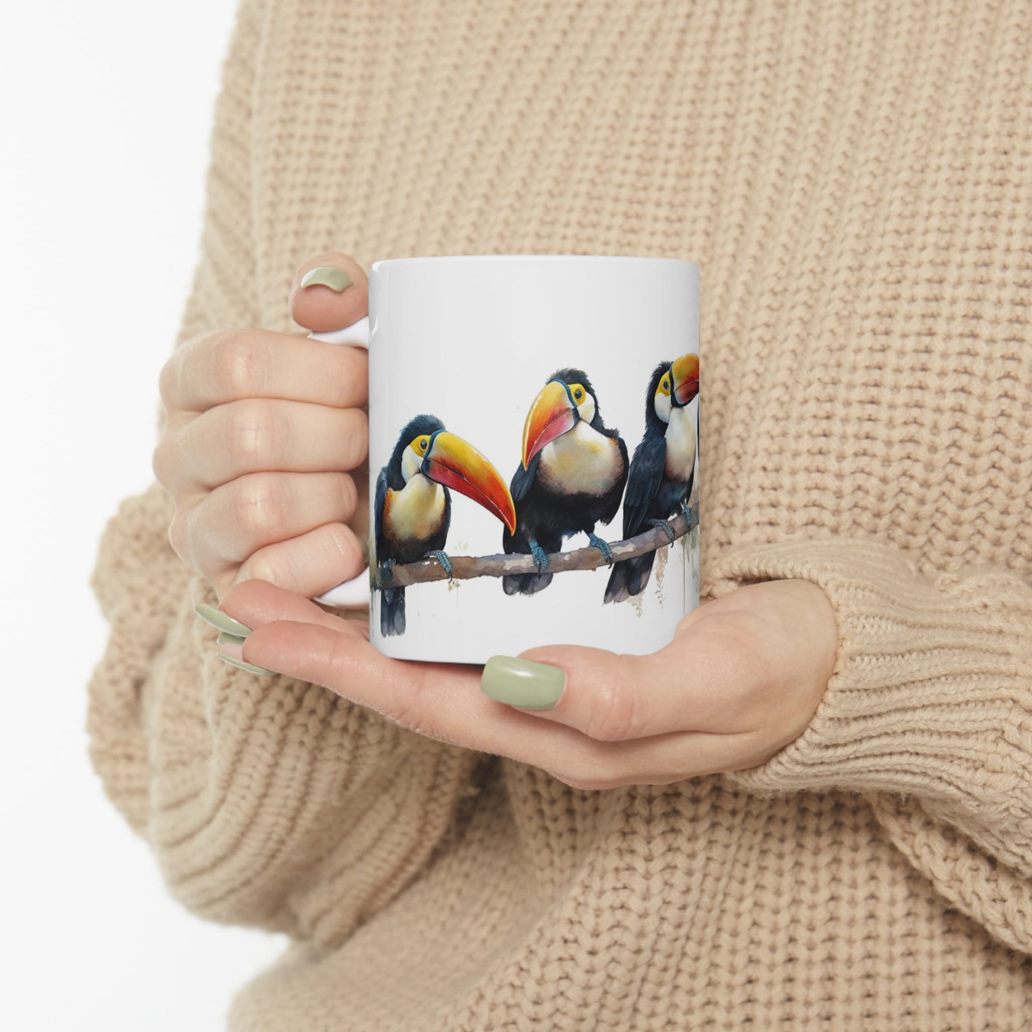 Toucan Coffee Mug | Gorgeous Toucan Mug | Watercolor Toucan Mug - Etsy