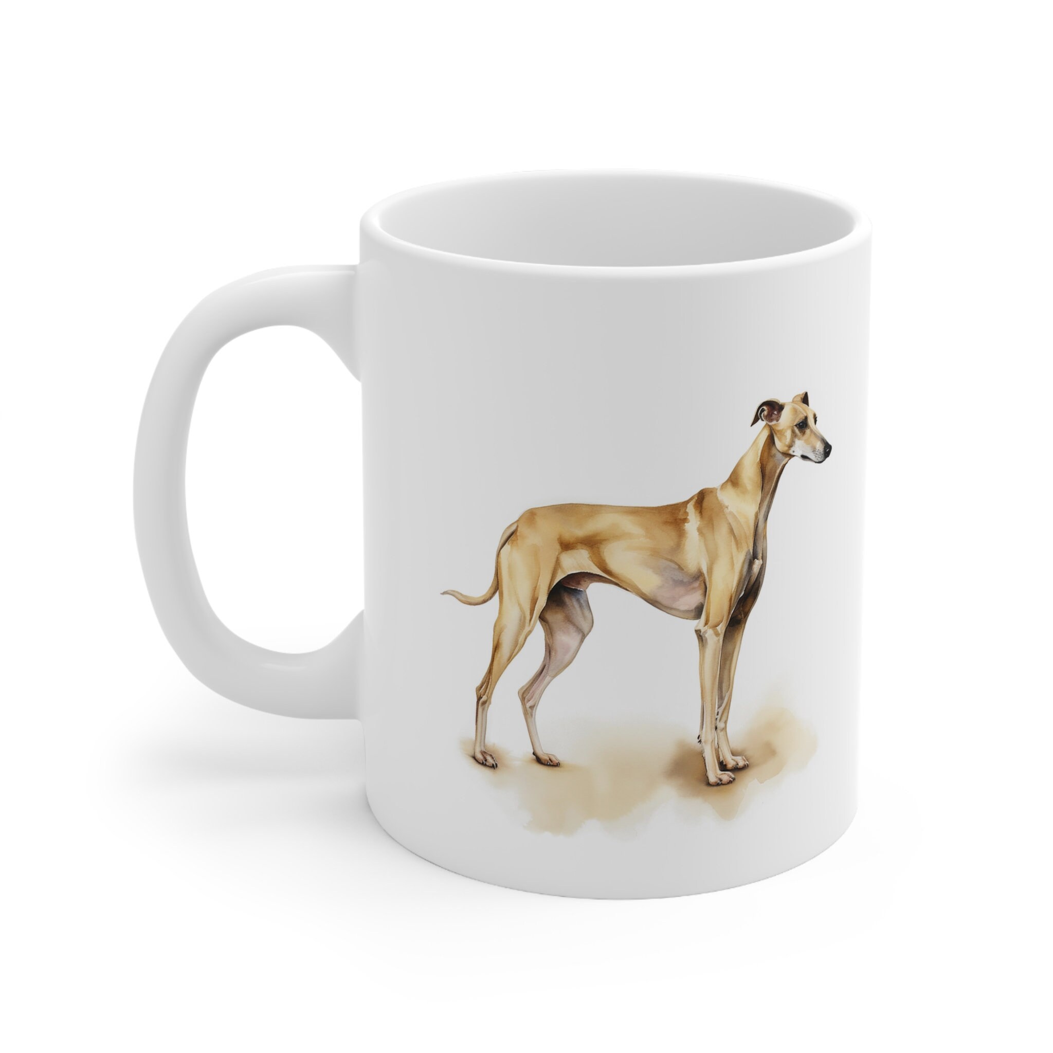 Great Greyhound Mug | Watercolor Greyhound Mug | Greyhound Coffee Mug ...