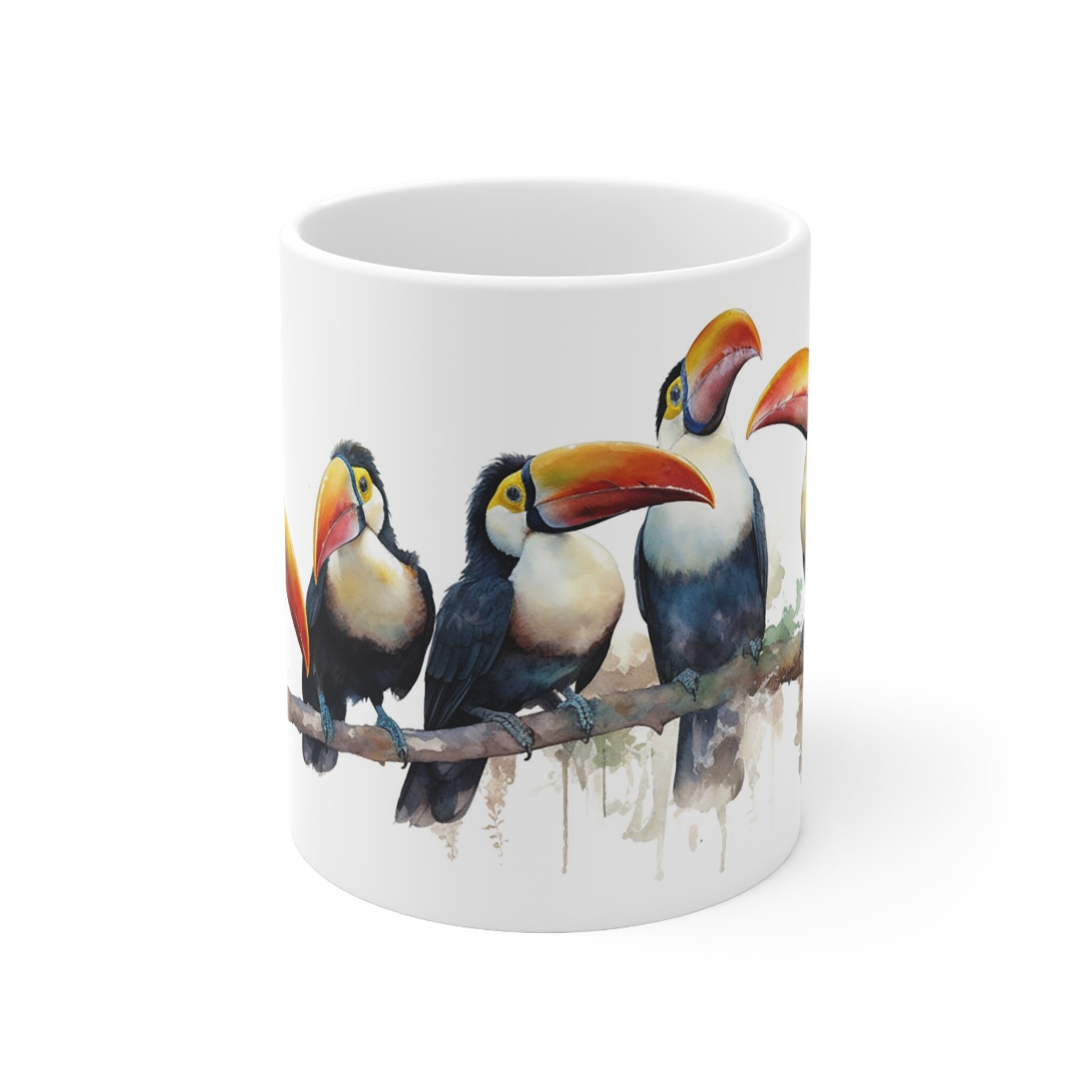 Toucan Coffee Mug | Gorgeous Toucan Mug | Watercolor Toucan Mug - Etsy
