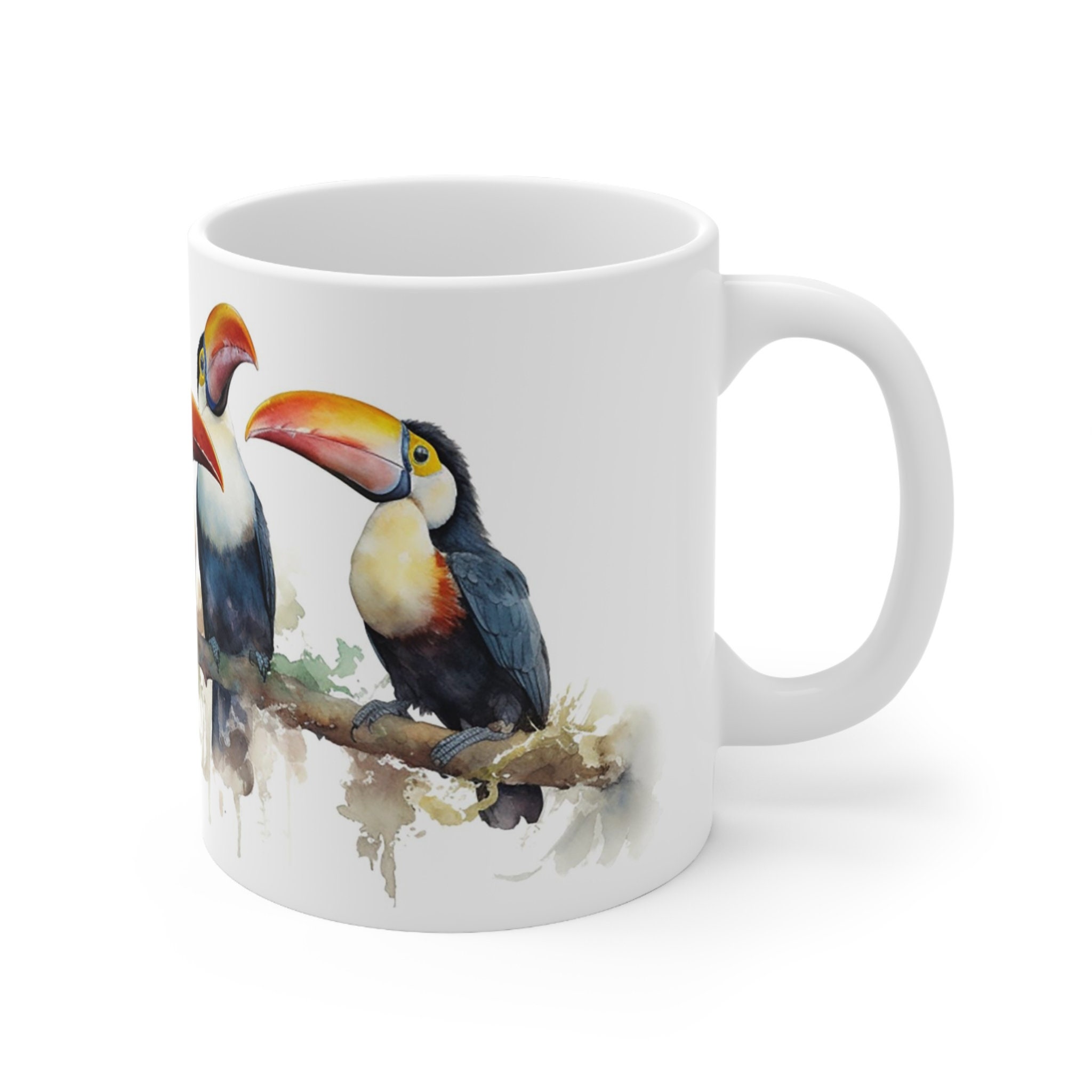 Toucan Coffee Mug | Gorgeous Toucan Mug | Watercolor Toucan Mug - Etsy