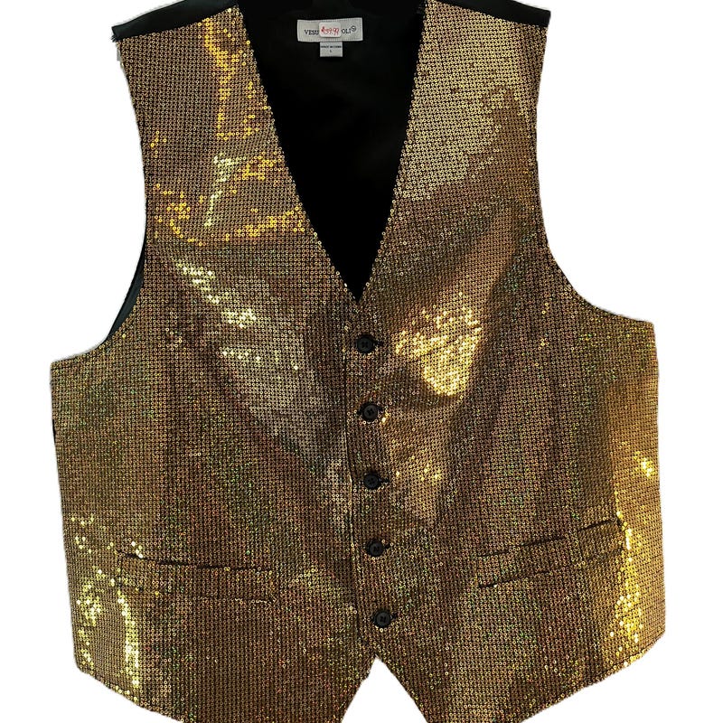 Sequin Dance Vest - Etsy