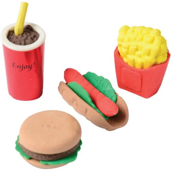 Hamburger Erasers - Etsy