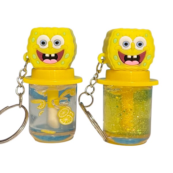 Spongebob Keychain - Etsy