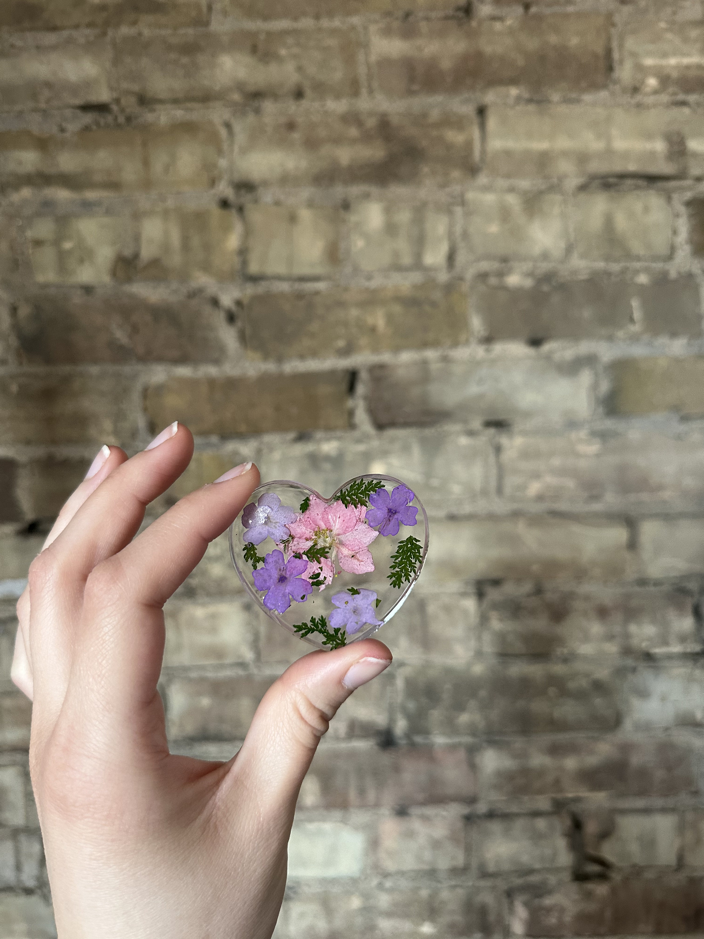 Customizable Pressed Flower Badge Reels - Etsy