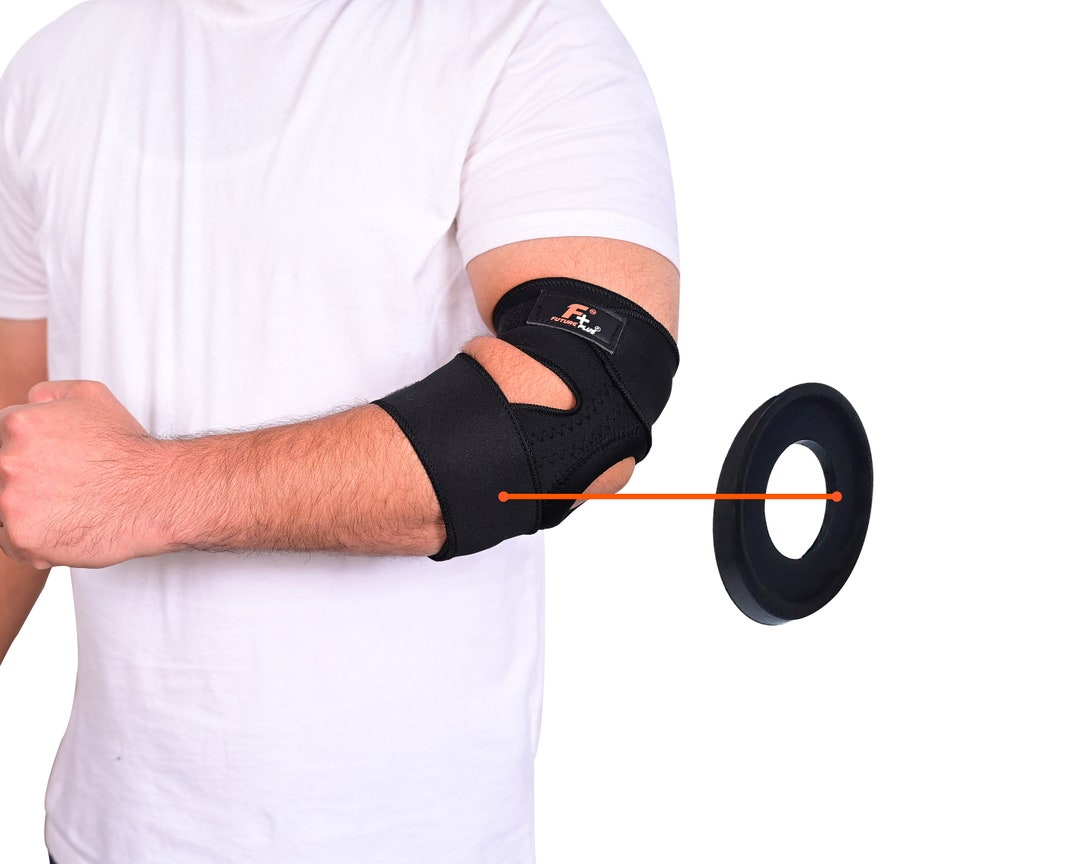 Adjustable Elbow Support Brace With Two-spring Stabilizer, Breathable ...