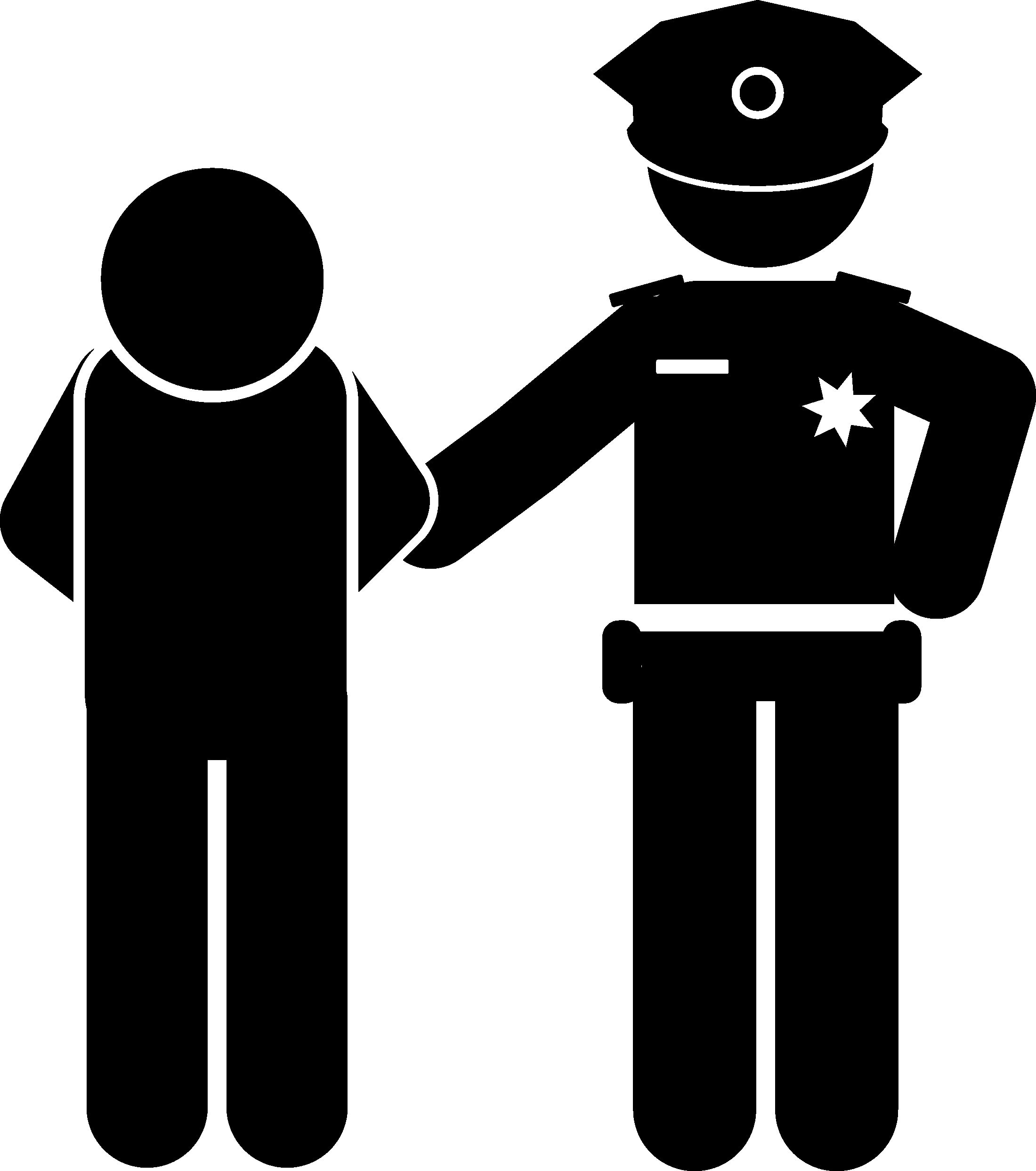 Stick Figure Stickman Police Officer PNG & SVG Vector - Etsy Australia