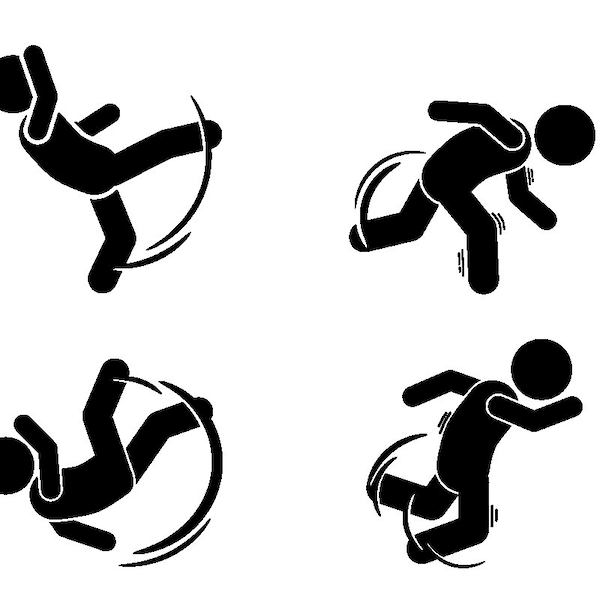 Falling Figures - Etsy