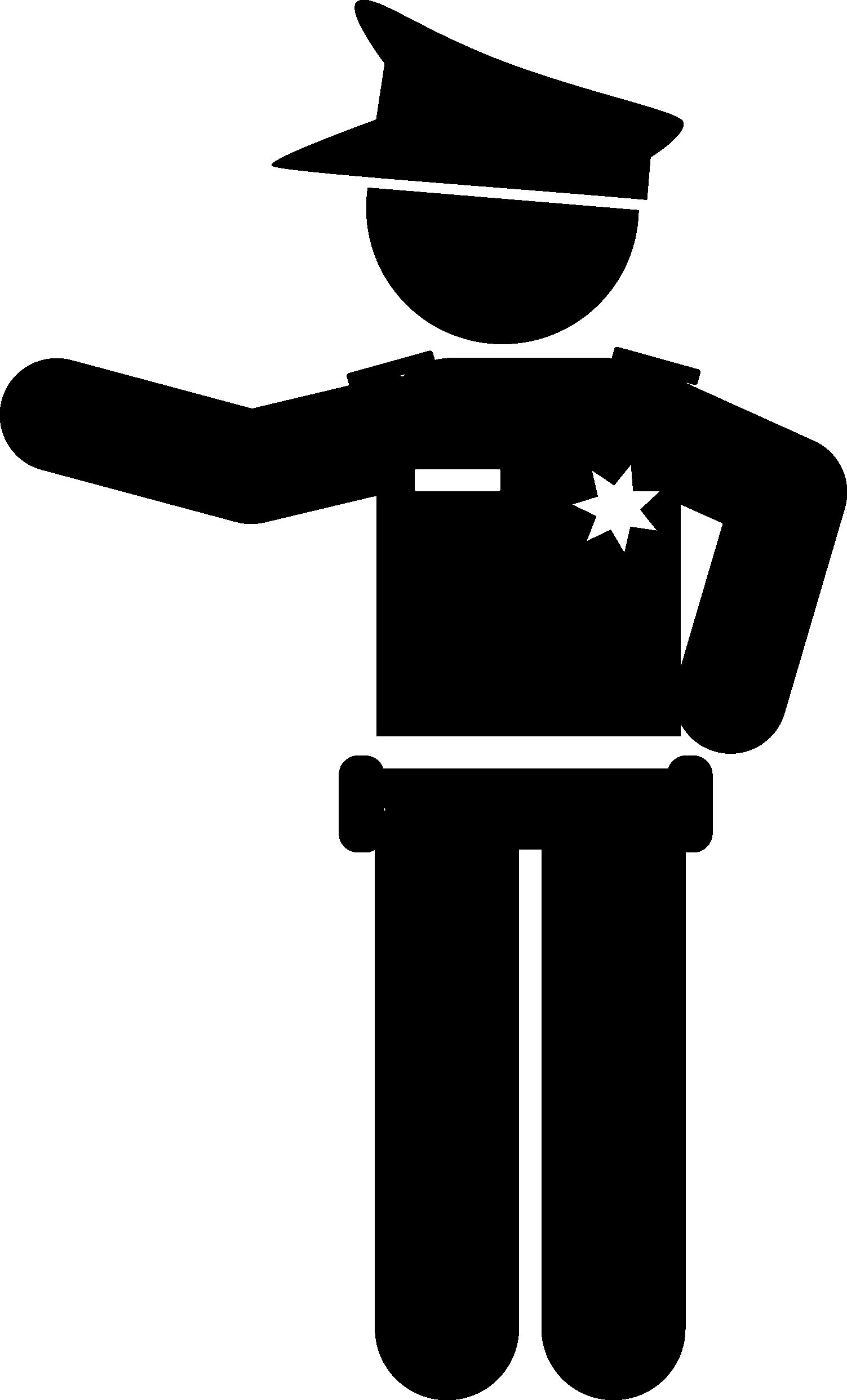 Stick Figure Stickman Police Officer PNG & SVG Vector - Etsy
