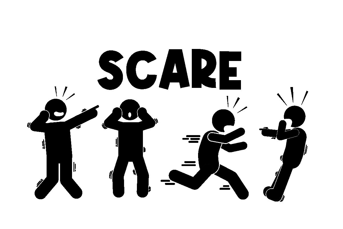 Stickman Person Scare Stick Figure Set SVG & PNG - Etsy