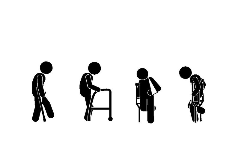 Iconic Stick Figure Silhouette Embodies the Essence of Injury in This ...