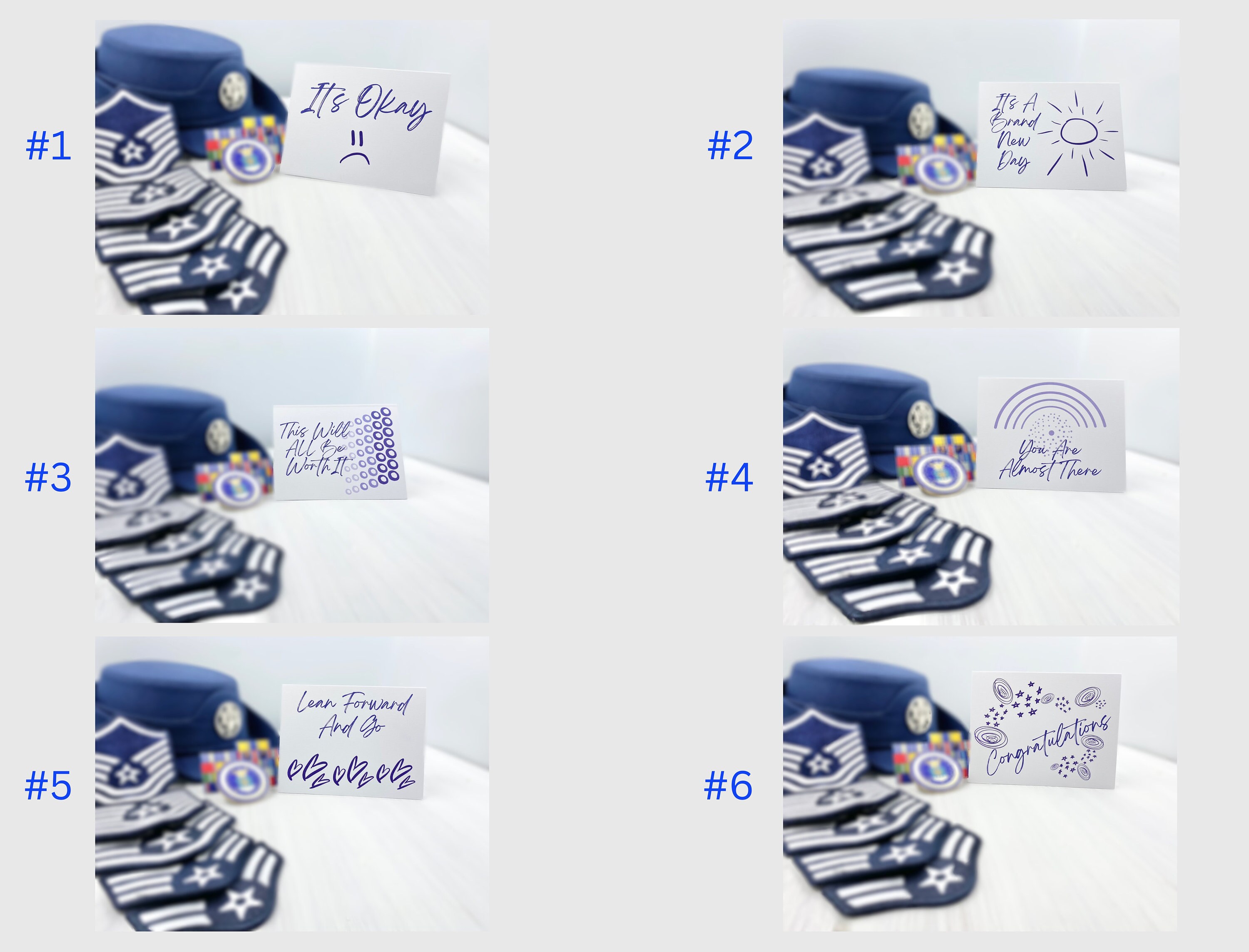 Basic Training Support Card Set | BMT | Military Support | Air Force ...