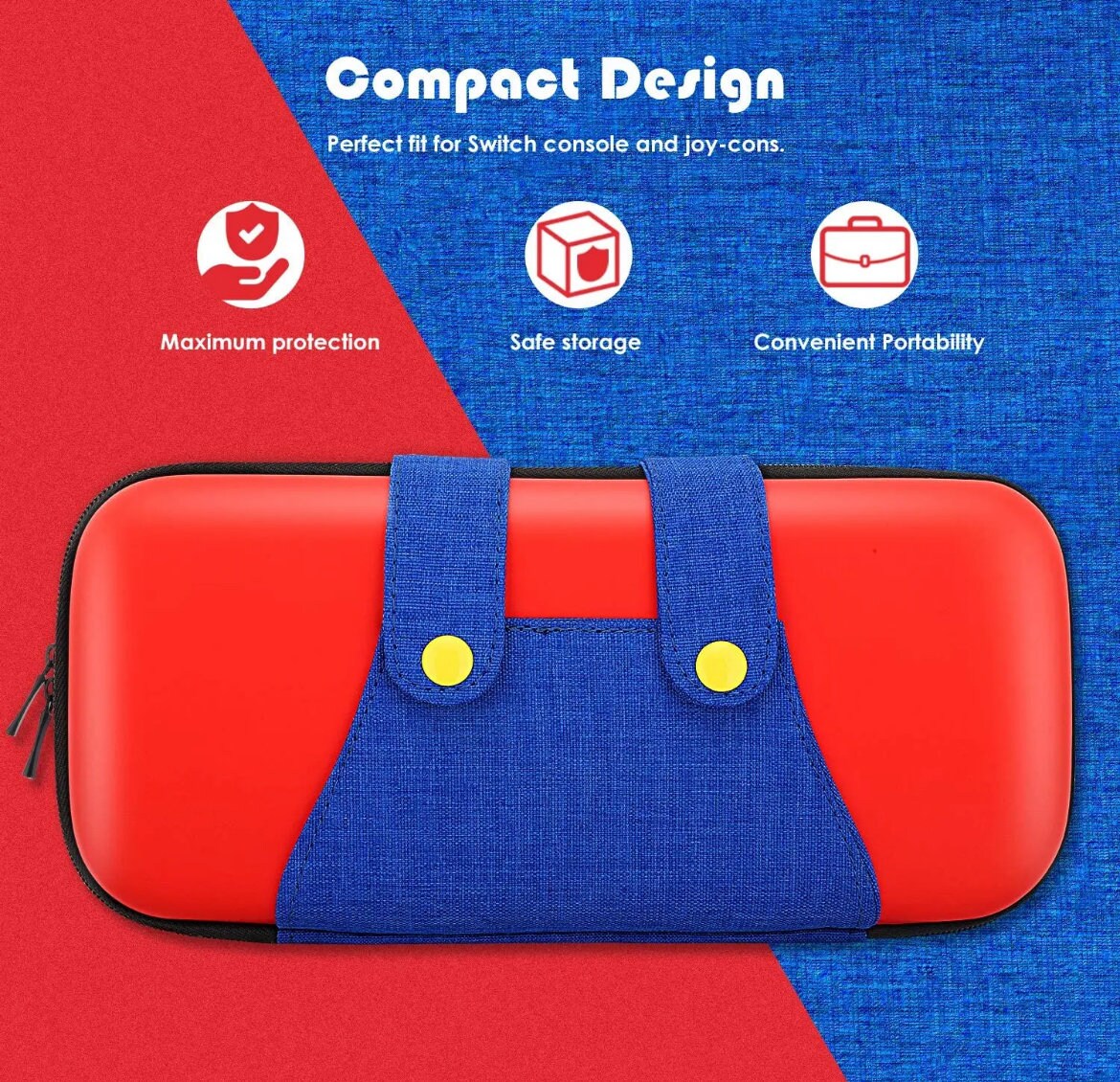 Nintendo Switch Classic OLED Travel Case Super Cute, Durable Storage ...