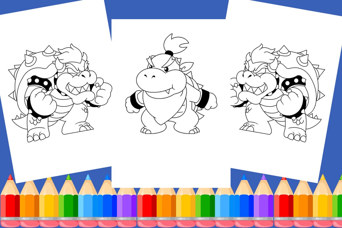 30 Super Mario Coloring Pages, Cartoon Coloring Pages for Kids ...