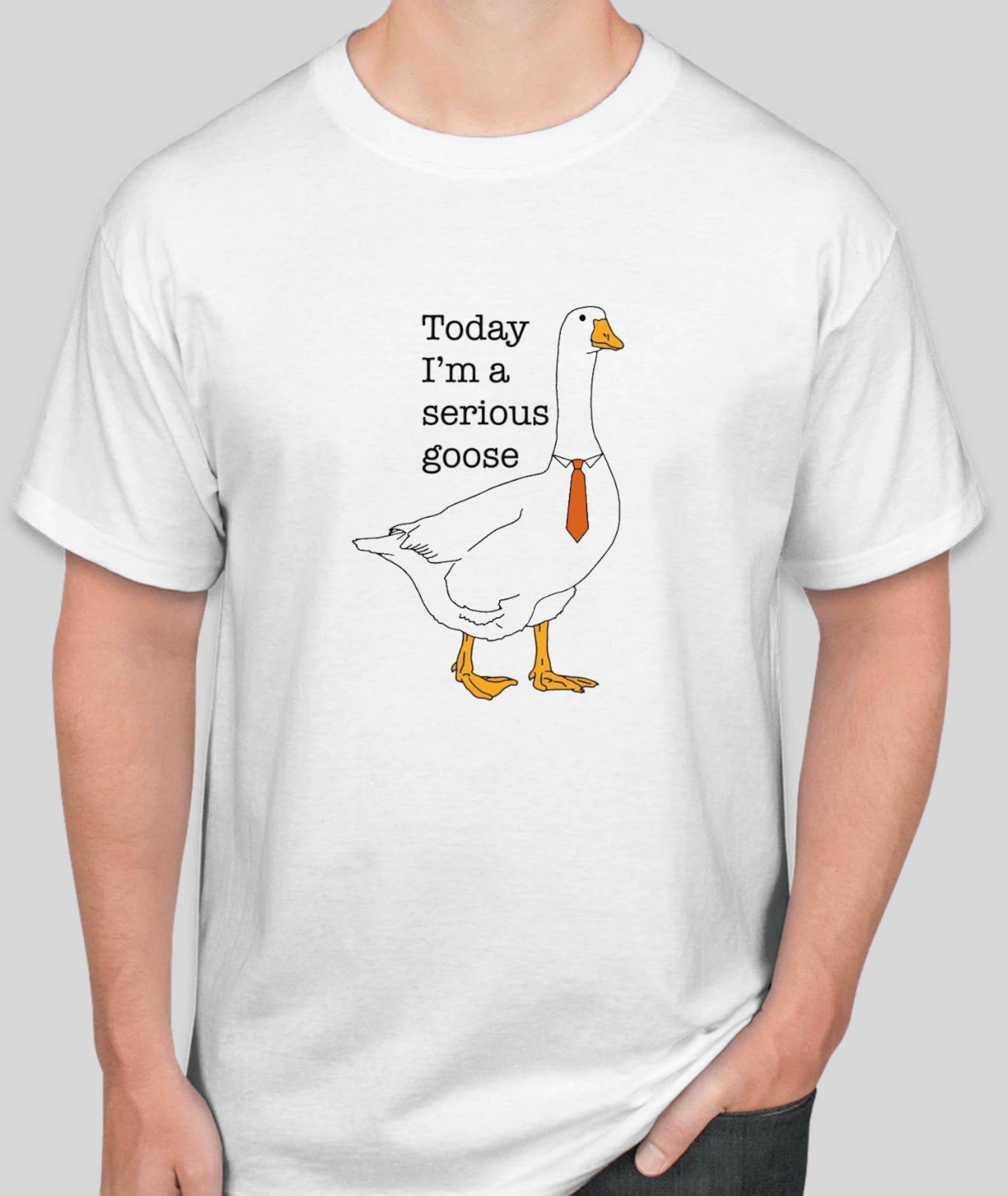 Serious Goose, Funny PNG - Etsy
