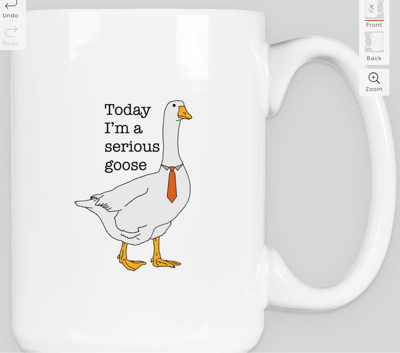 Serious Goose, Funny PNG - Etsy