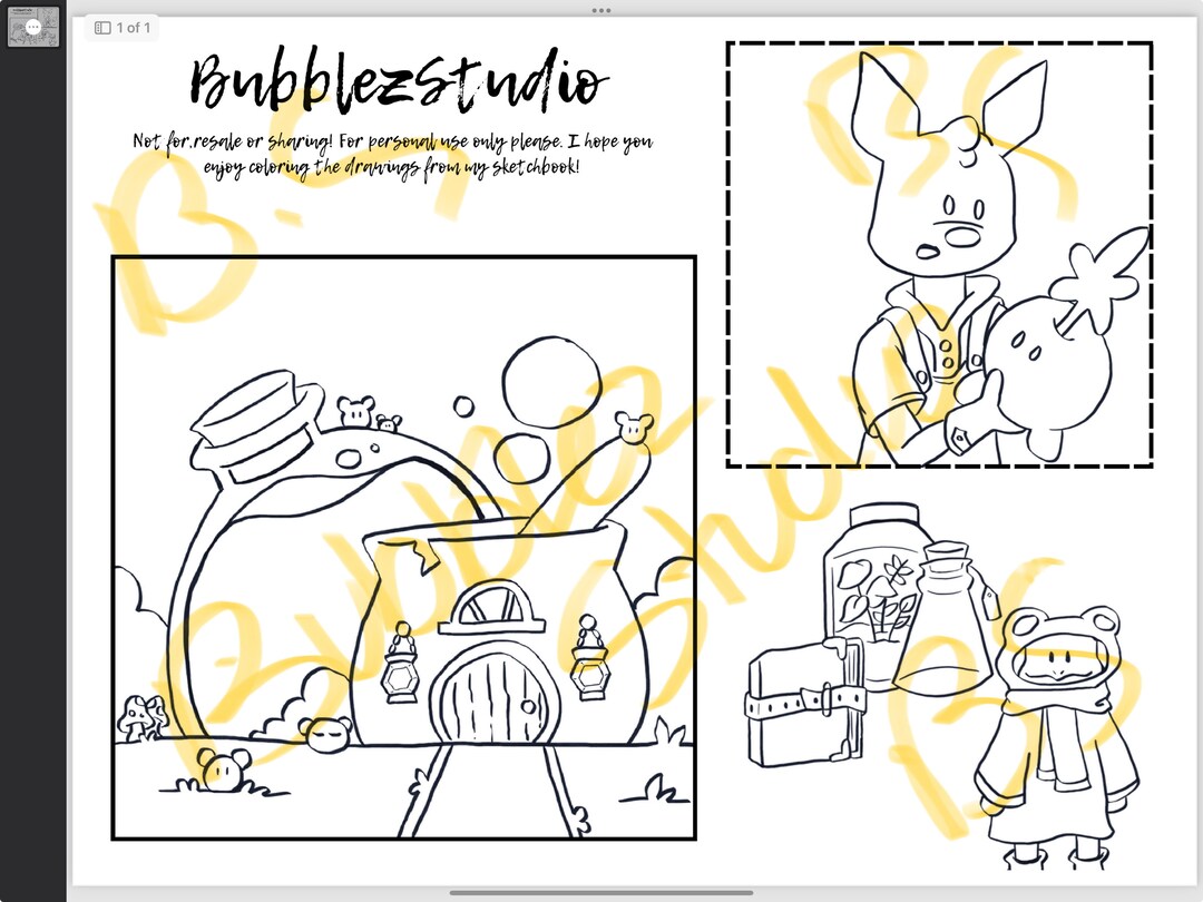 Sketchbook Coloring Page Spring 2024 - Etsy