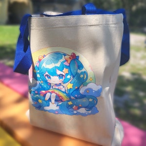 Hatsune Miku Tote Bag Fluffy Dream Cute Vocaloid - Etsy