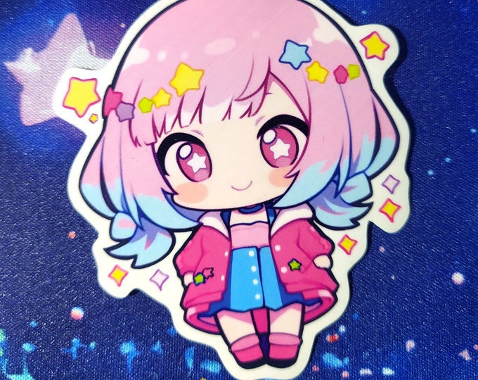 Project Sekai Sticker Emu Otori Cute Stars Chibi Kawaii | Wonderlands X Showtime | Colorful ...