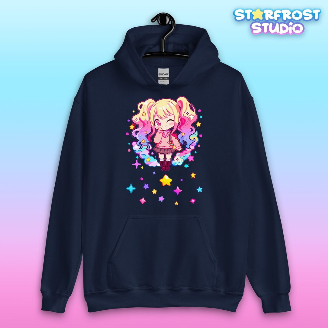 Project Sekai Hoodie Saki Tenma Cute Magical Stars Kawaii - Etsy