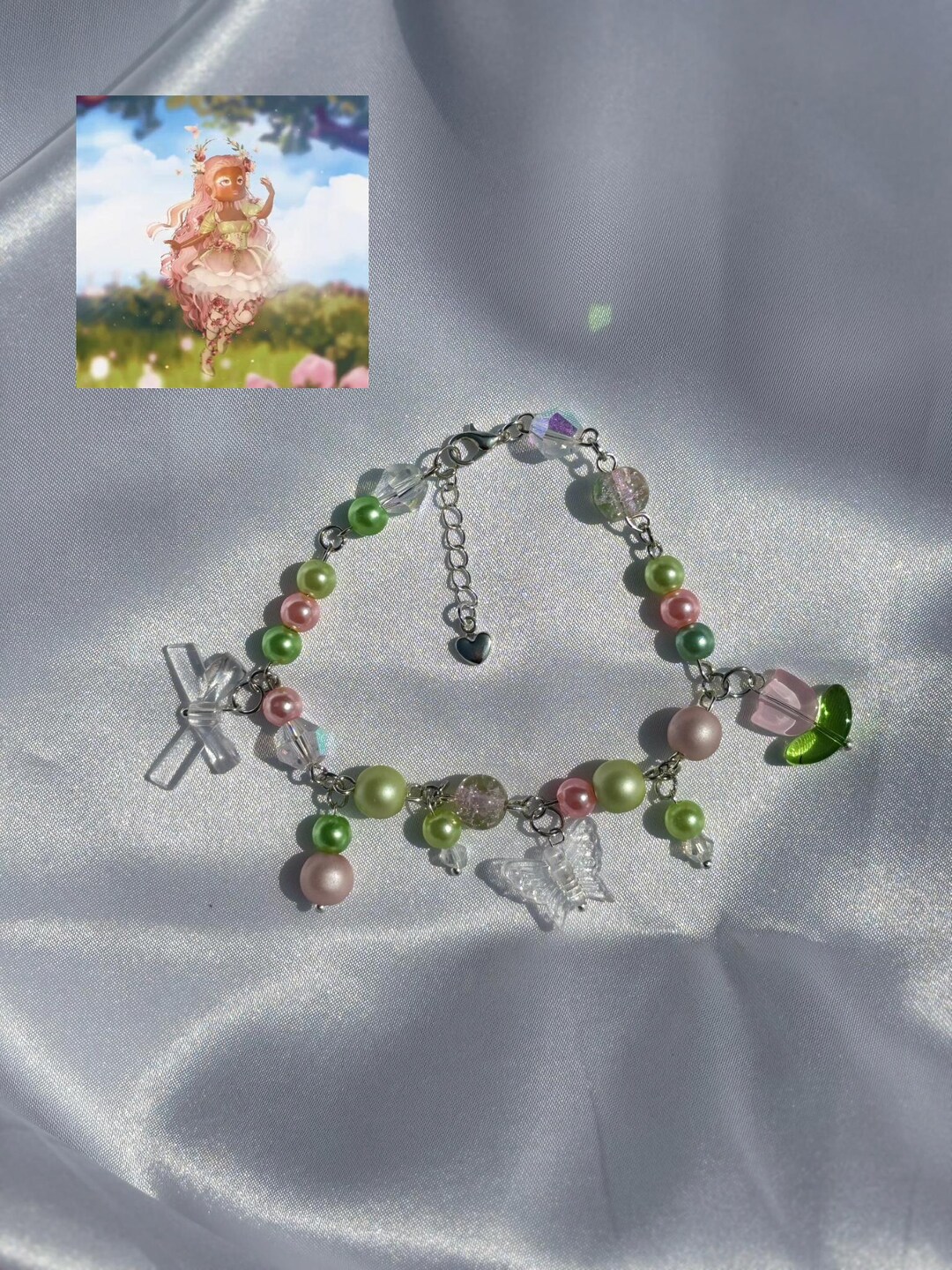 Royale High Inspired Charm Bracelet Posey Set Royale High Roblox Fairy ...