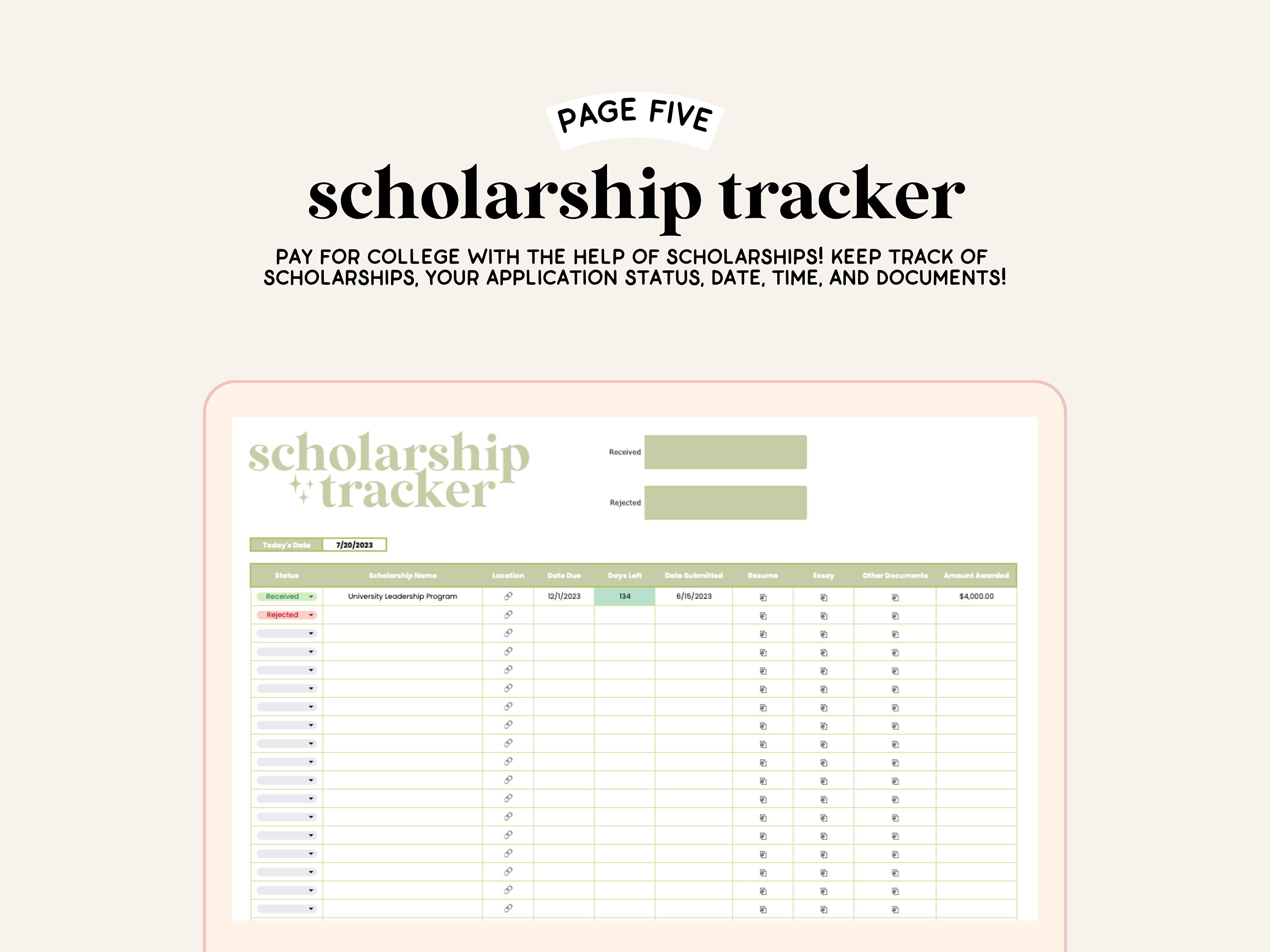 2025-2026 Academic Planner Spreadsheet | Google Sheets | Assignment Tracker | Course Planner ...