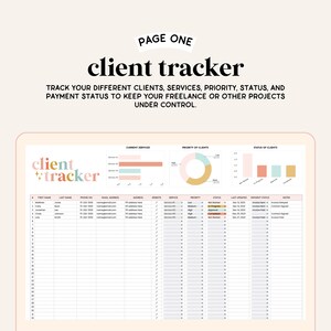 Client Spreadsheet | Client Tracker | Client Relationship Management ...