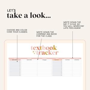 Assignment Tracker | School Spreadsheet | Google Sheets | Book Tracker ...