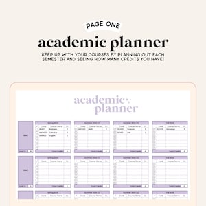 2025-2026 Academic Planner Spreadsheet | Google Sheets | Assignment ...
