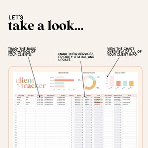 Client Spreadsheet | Client Tracker | Client Relationship Management ...