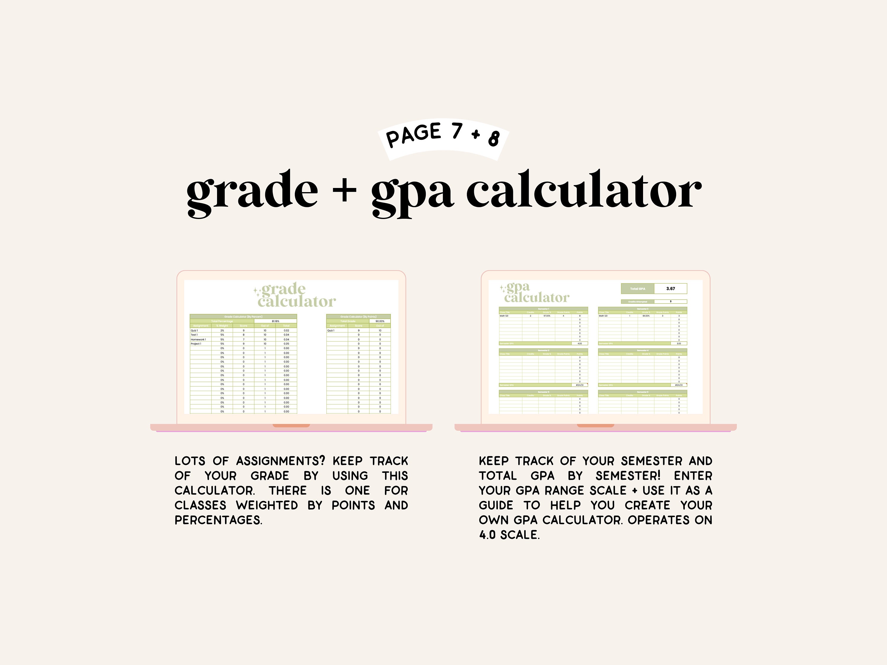 2025-2026 Academic Planner Spreadsheet | Google Sheets | Assignment ...