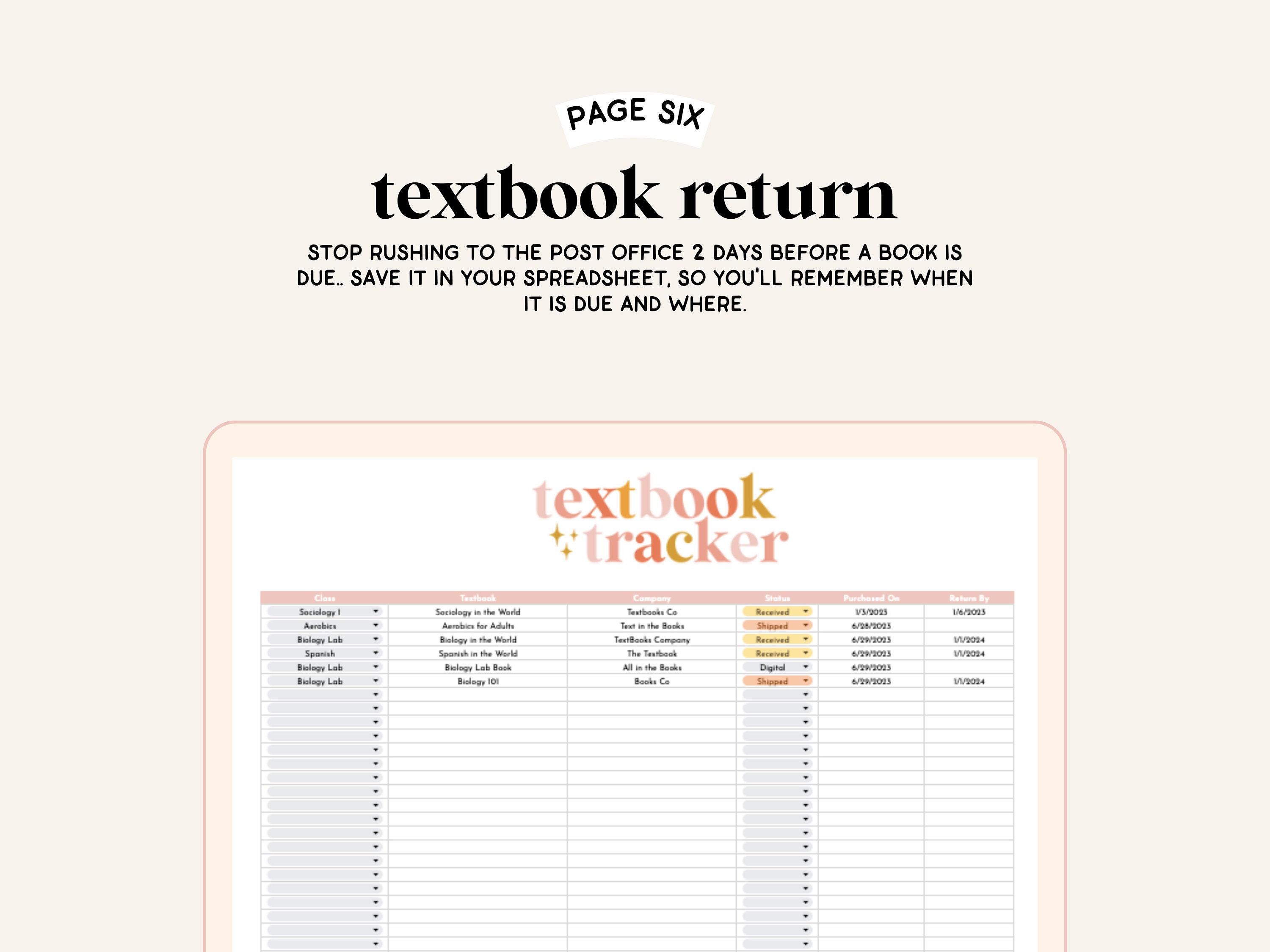 2025-2026 Academic Planner Spreadsheet | Google Sheets | Assignment ...