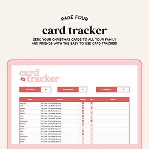 Christmas Planner Spreadsheet | Google Sheet Christmas Tracker ...