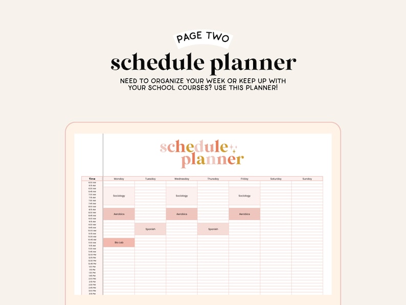 2025-2026 Academic Planner Spreadsheet | Google Sheets | Assignment ...