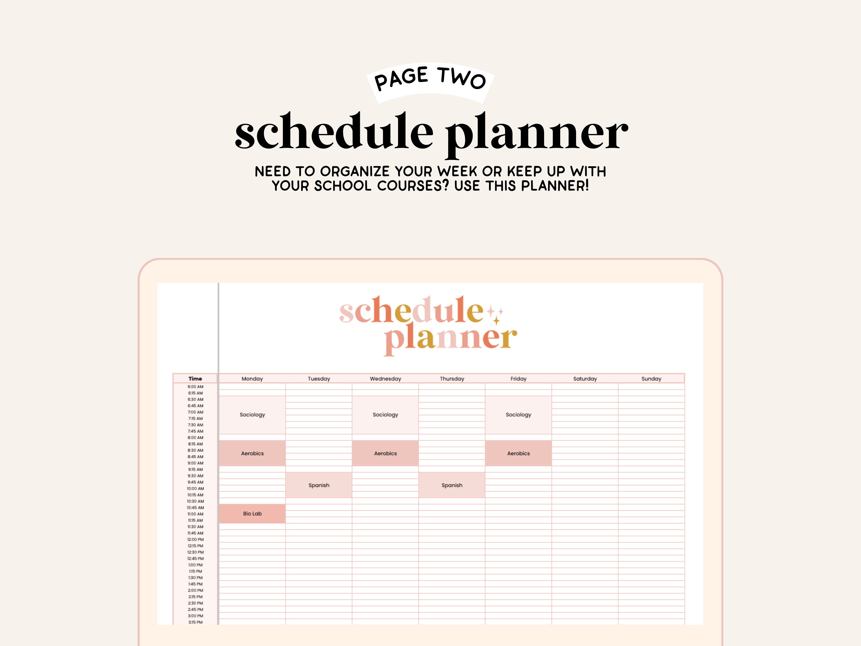 2025-2026 Academic Planner Spreadsheet | Google Sheets | Assignment ...