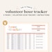 Shadowing Log Tracker | Clinical Supervision Hour Tracker | Internship ...