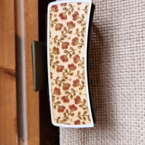 Wooden Hair Clip - Etsy